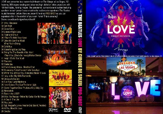 DVD LOVE FULL SHOW IN HI-FI SOUNDBOARD STEREO PRO SHOT